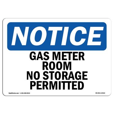 SignMission OS-NS-A-1218-L-15566 12 x 18 in. OSHA Notice Sign - Notice ...