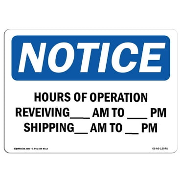 SignMission 12 x 18 in. OSHA Warning Sign - Renovation Work Do Not ...
