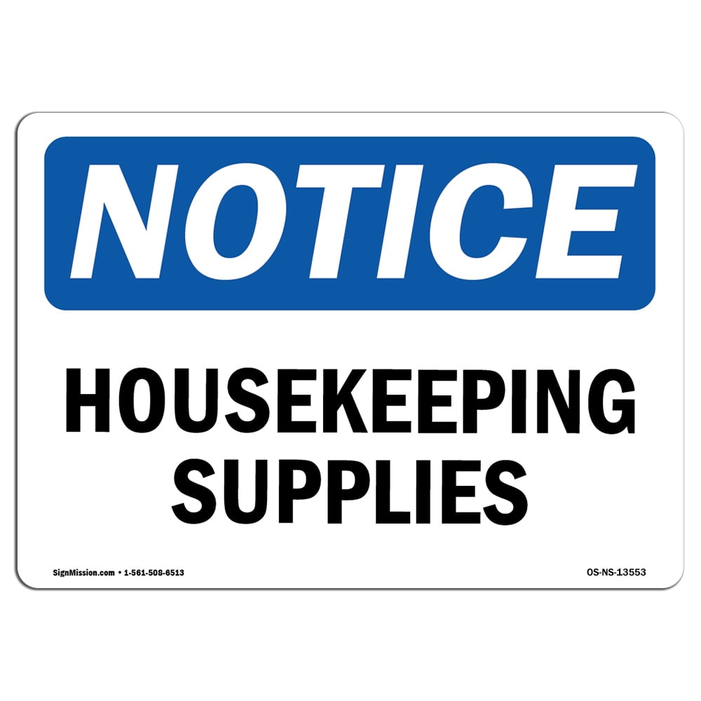 OSHA Notice Sign - Housekeeping Supplies | Plastic Sign | Protect Your ...
