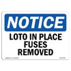 SignMission OS-WS-A-1218-L-12813 12 x 18 in. OSHA Warning Sign ...