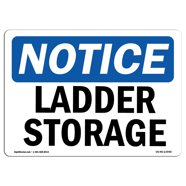 OSHA SAFETY FIRST Sign - Always Face Ladder Safety With Symbol ...
