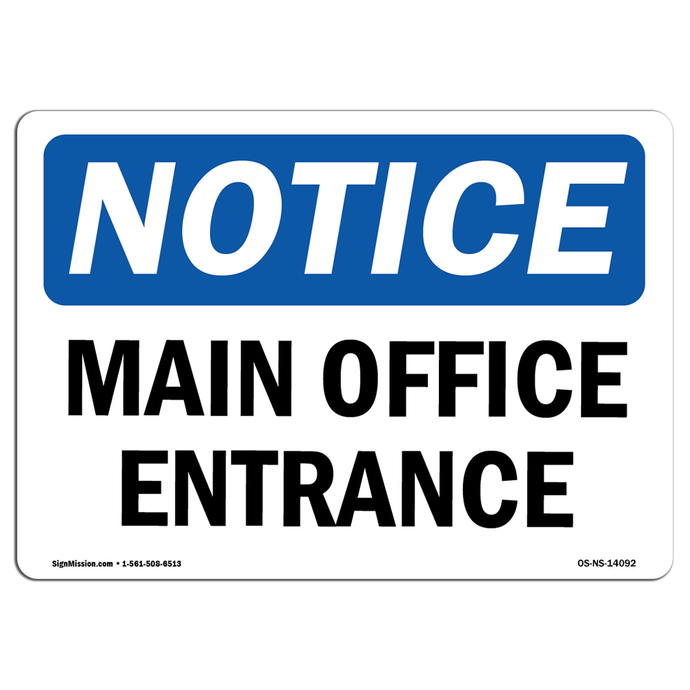 OSHA Notice Sign - Closed For Winter | Decal | Protect Your Business ...