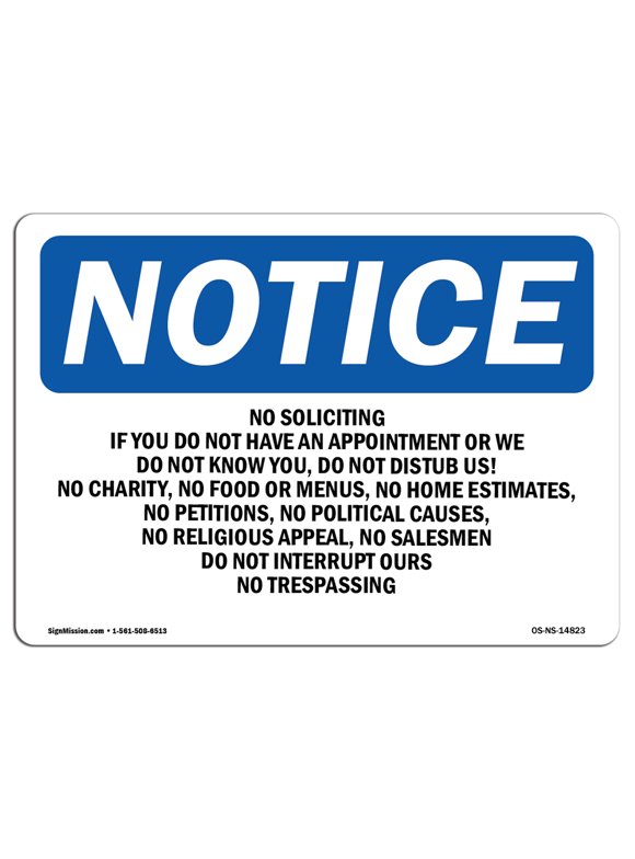 Warning Signs in Office Signs - Walmart.com