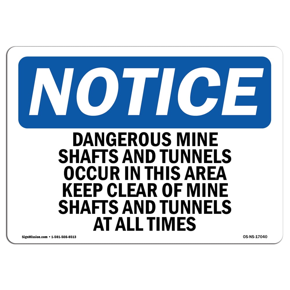 OSHA Notice Sign - OSHA Do Not Enter Sign | Plastic Sign | Protect Your ...