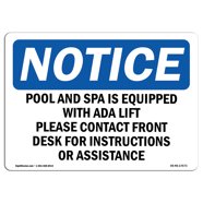 Poolmaster "Rules for Public Spa" Sign for Residential and Commercial ...