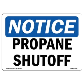 OSHA Notice Sign - Explosion Do Not Use Flammable | Aluminum Sign ...