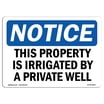 OSHA Notice Sign - Well Water In Use At This Location | Aluminum Sign ...