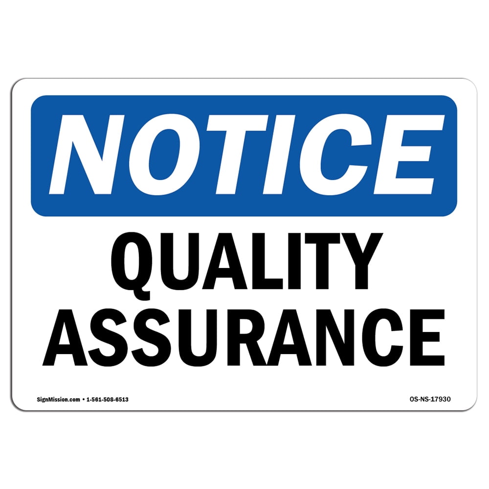 OSHA Notice Sign - Quality Assurance | Decal | Protect Your Business ...