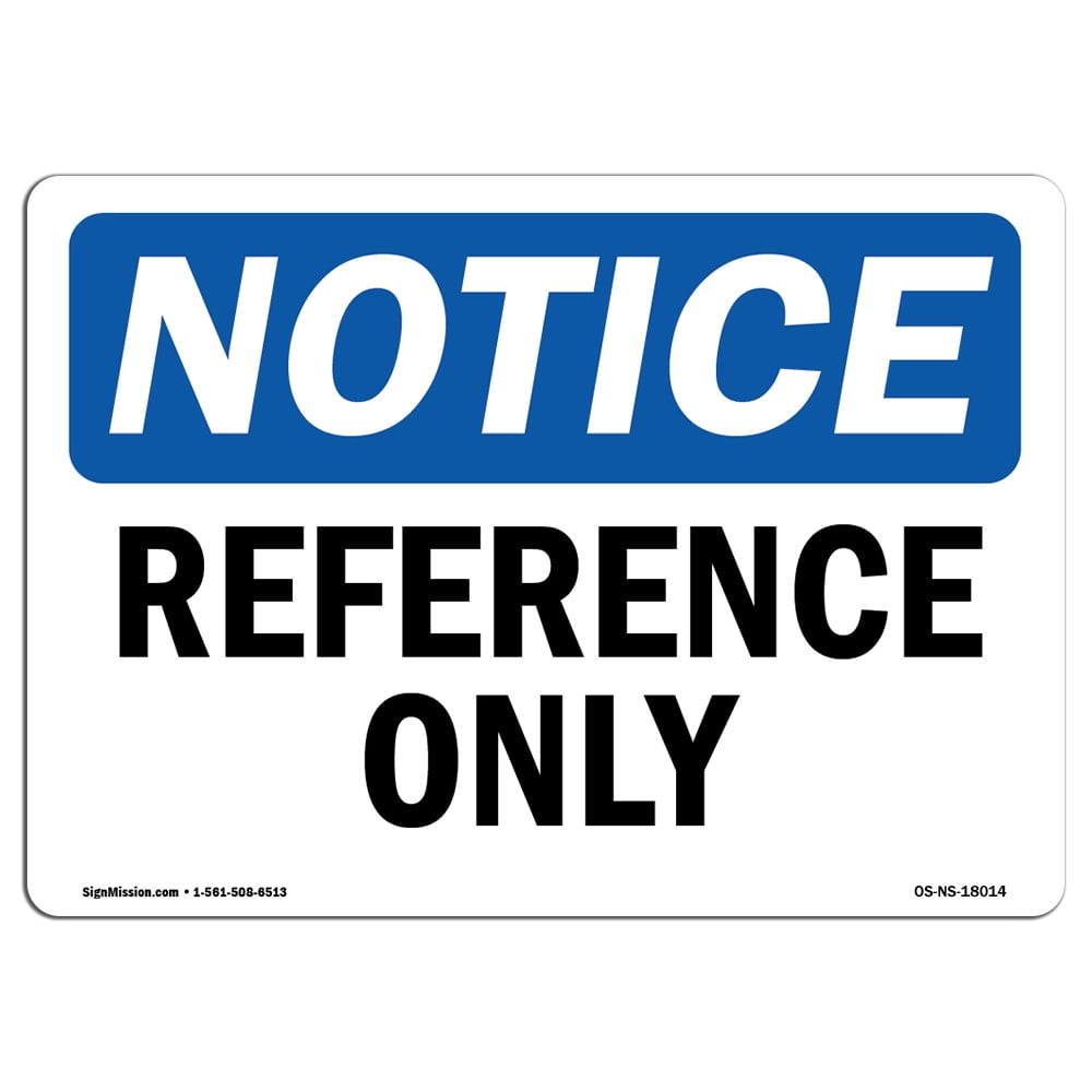 OSHA Notice Sign - Reference Only | Plastic Sign | Protect Your ...