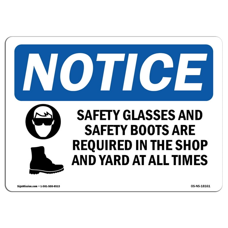 Safety Boots Sign