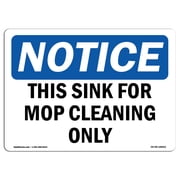 Mop Sink Sign