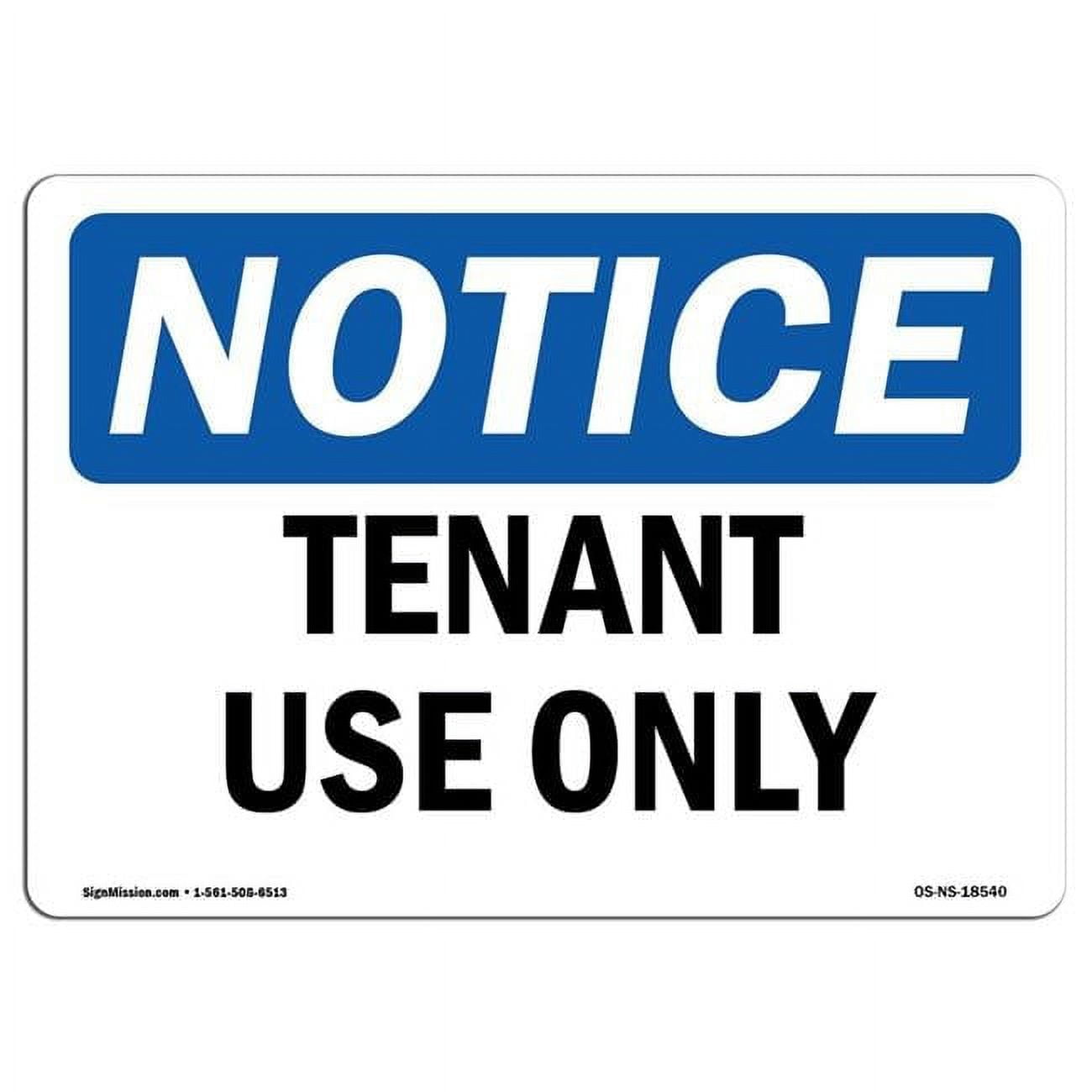 OSHA Notice Sign - Tenant Use Only - Walmart.com