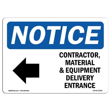 OSHA Notice Sign - Open Point Between Two Circuits | Aluminum Sign ...