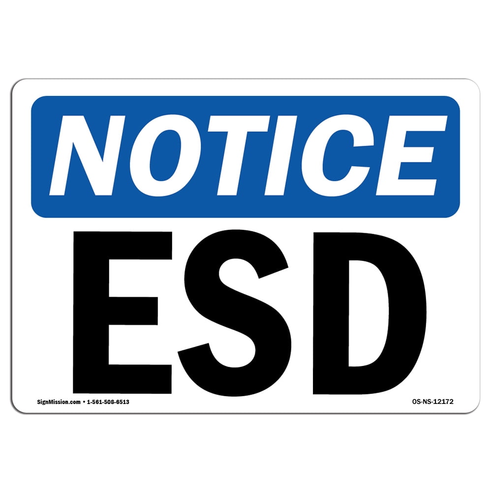 OSHA Notice Signs - ESD Sign | Extremely Durable Made in the USA Signs ...