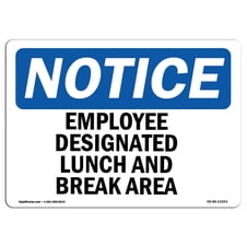Lunch Break Sign