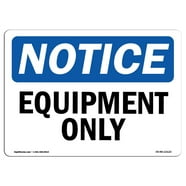 SignMission OS-NS-A-1218-L-14232 12 x 18 in. OSHA Notice Sign - Minimum ...
