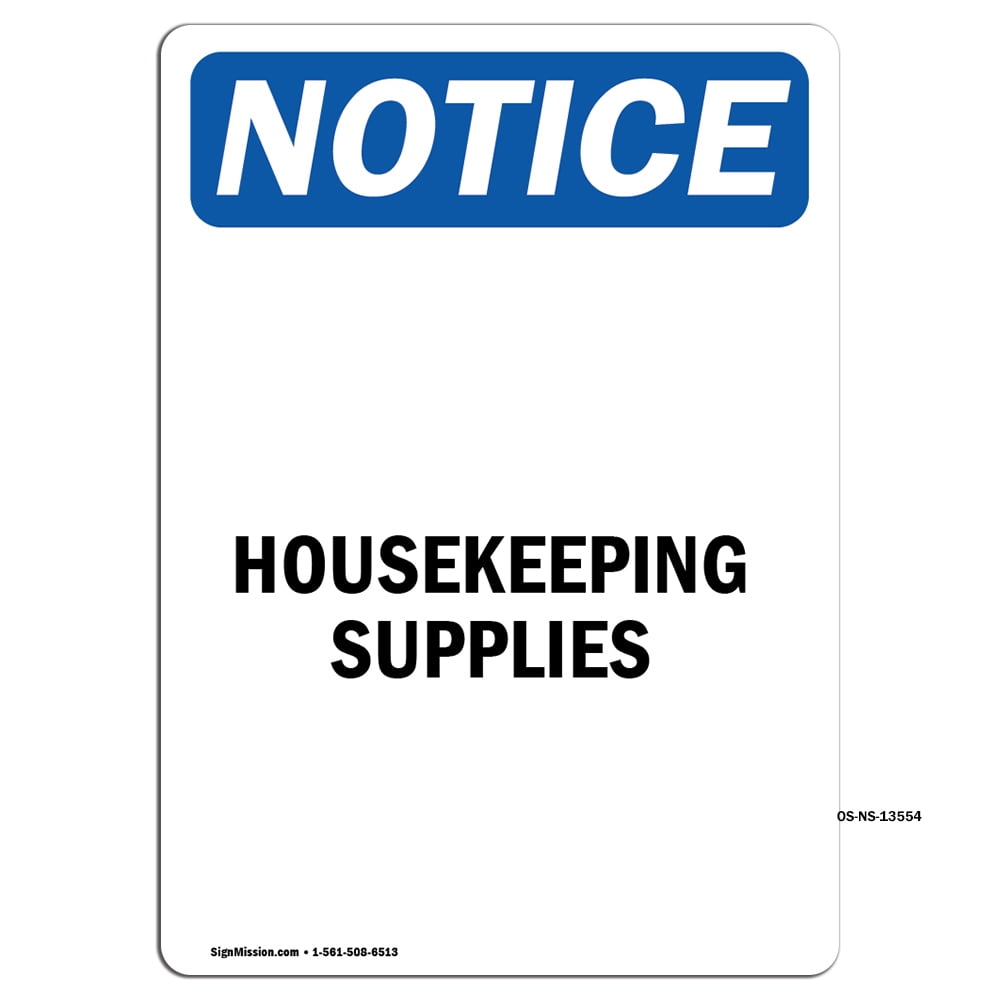 OSHA Notice Signs - Housekeeping Supplies | Decal | Protect Your ...
