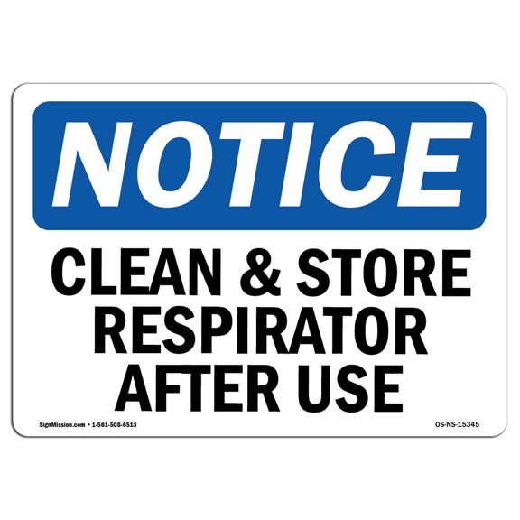SignMission OS-NS-A-1218-L-11926 12 x 18 in. OSHA Notice Sign ...