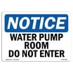 OSHA Notice Sign - Do Not Shut Water Valve Off | Aluminum Sign ...