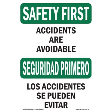 OSHA BE CAREFUL Sign - Watch Your Step With Symbol Bilingual | Decal ...