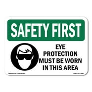 SignMission OS-WS-D-35-L-12504 OSHA Warning Sign - Biohazard Universal ...