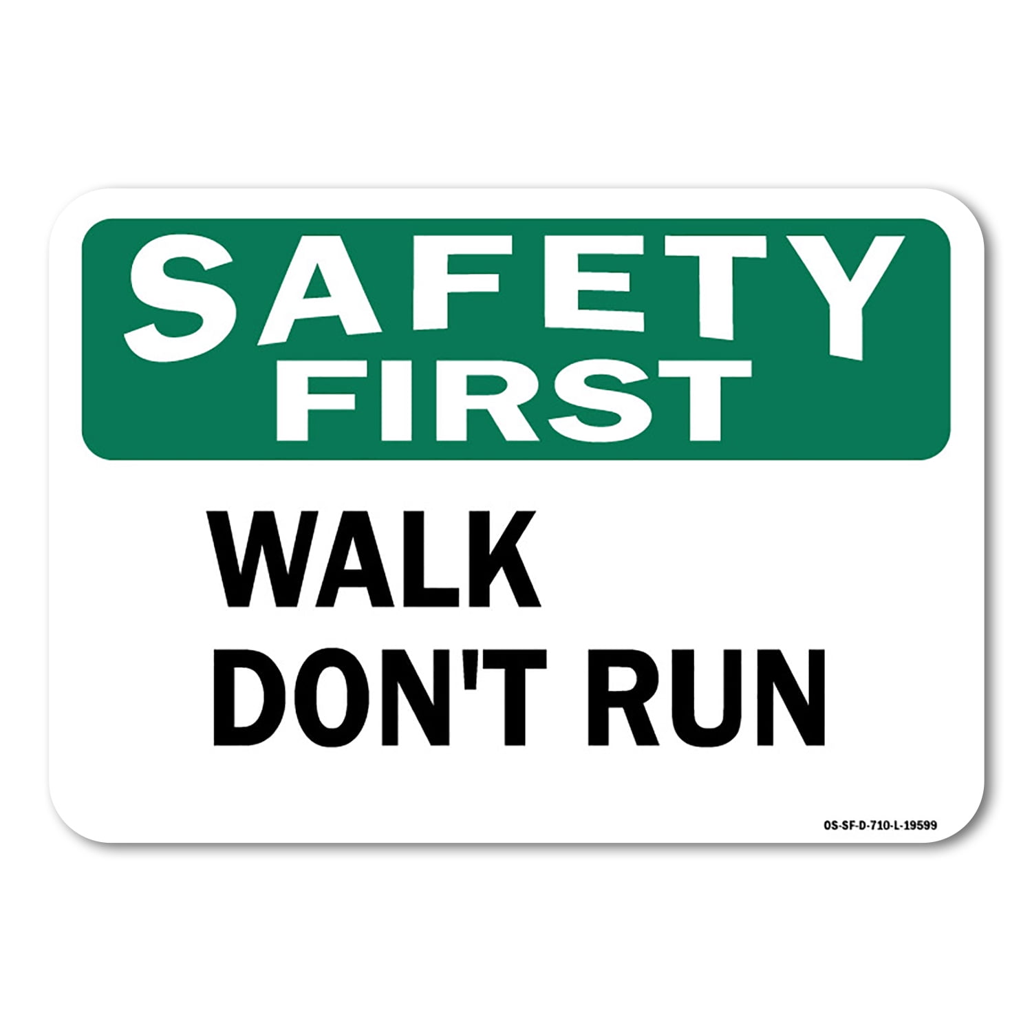 OSHA Safety First Aluminum Sign - safeT | Aluminum Sign | Protect Your ...