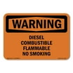 OSHA Notice Sign - Diesel Fuel Engine Off Sign With Symbol | Decal ...