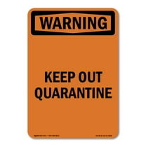 OSHA WARNING Sign - Keep Clear Gate May Move At Any | Plastic Sign ...