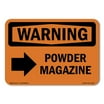 OSHA WARNING Sign - Cold Burn Hazard Cryogenic Liquid With Symbol ...