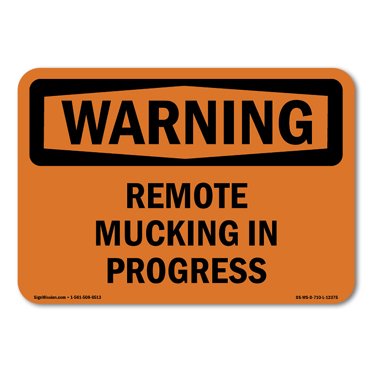 OSHA WARNING Sign - Tip-Over Hazard Do Not Attempt To Remove | Aluminum ...