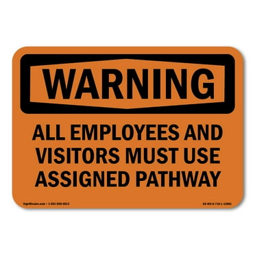SignMission OS-WS-D-35-L-12646 OSHA Warning Sign - Ironworker Access ...