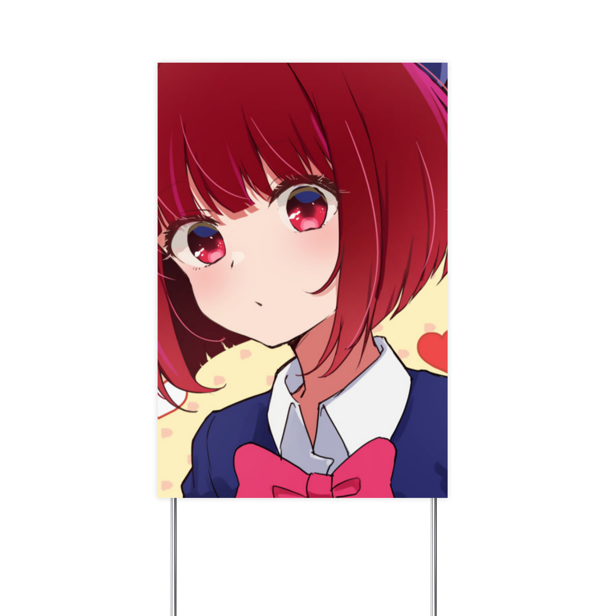 OSHI NO KO Vertical Yard Display Sign, 12 x 18 Inch Yard/Lawn ...