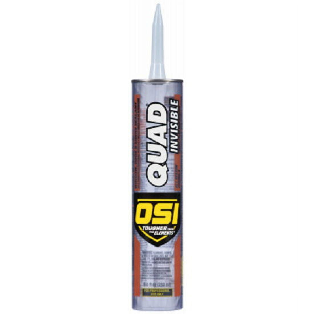 OSI 1896952 Quad Max Invisible Window, Door & Siding Sealant, 9.5 Oz ...