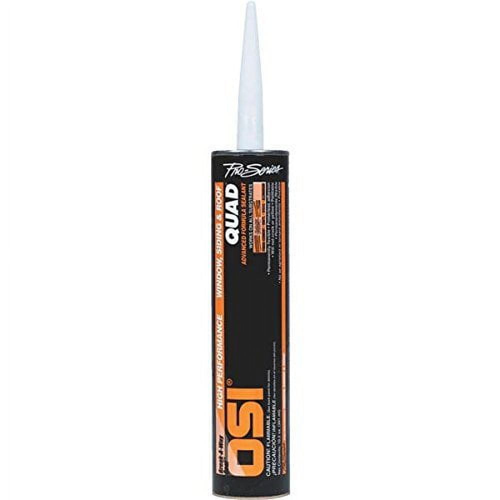 OSI 24011-000-4 Pro-Series Quad Caulk, 10.2 oz Cartridge, Clear Pack of ...