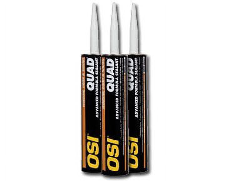 OSI QUAD VOC Window, Door & Siding Sealant - 10 oz. 12 Tubes Per Carton ...