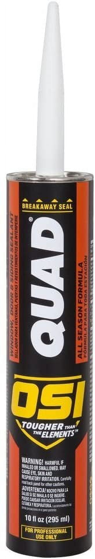 4 Set OSI Quad Advanced Formula Window, Door and Siding Sealant, Brown ...
