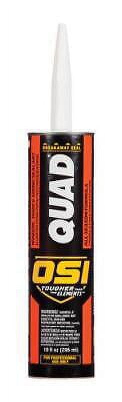 OSI Quad White Elastomeric Polymers Door, Siding and Window Sealant 10 ...