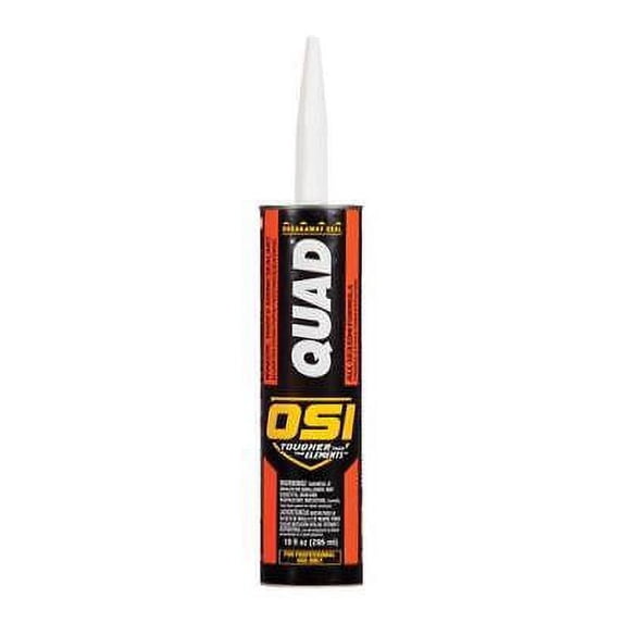 OSI Quad White Elastomeric Polymers Door, Siding and Window Sealant 10 ...