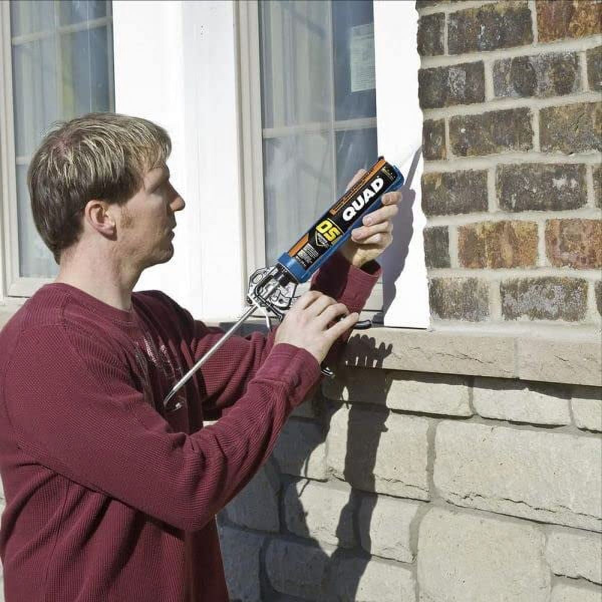 OSI Quad Window, Door and Siding Sealant Black 003, 10 fl oz, 1 ...