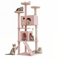 OSM 77-Inch Large Cat Tree Tower for Indoor Cats, Multi-Level Cat Condo ...