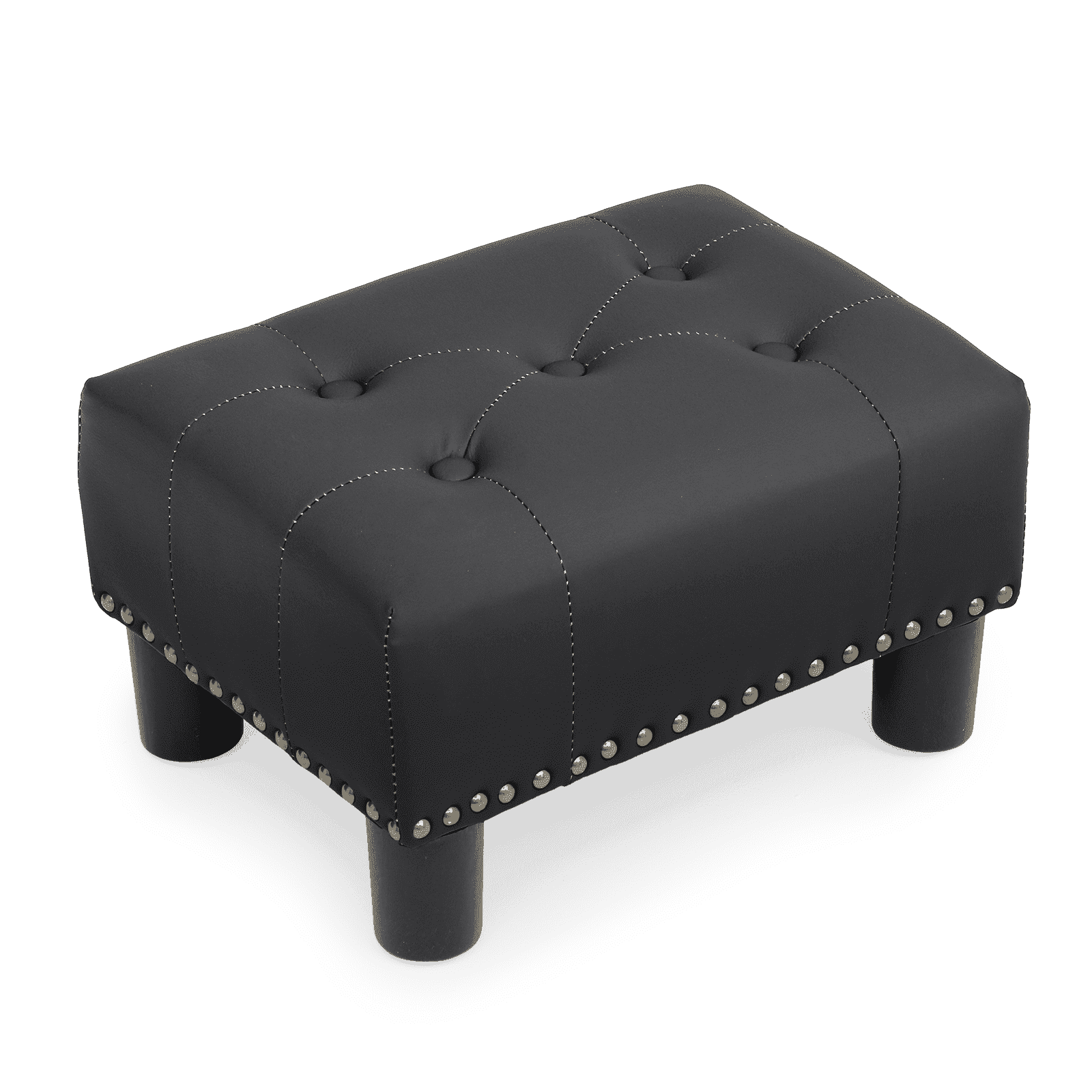 OSM Foot Stool Ottoman, Small Ottoman Foot Rest with Legs, Rectangle ...