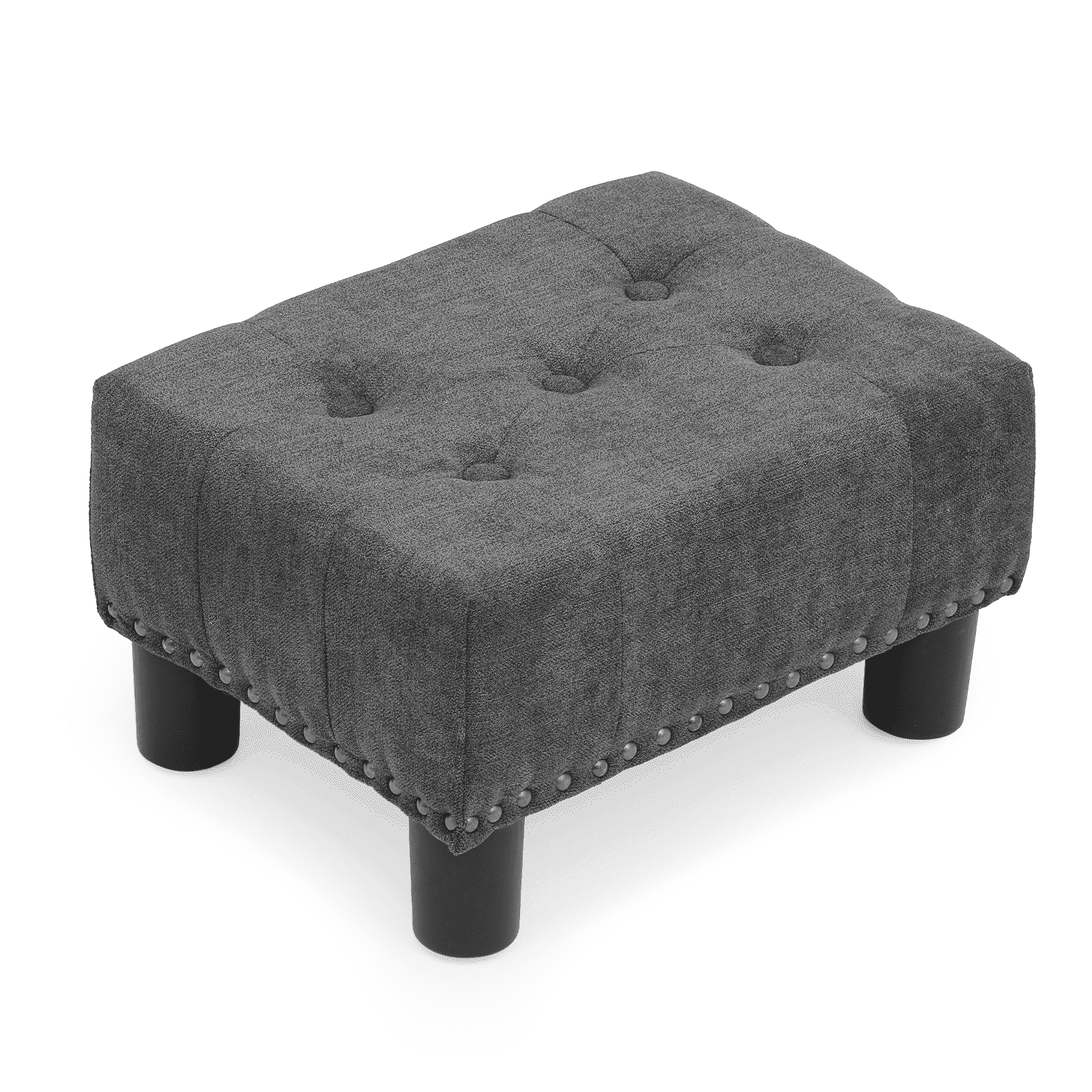 OSM Foot Stool Ottoman, Small Ottoman Foot Rest with Legs, Rectangle ...