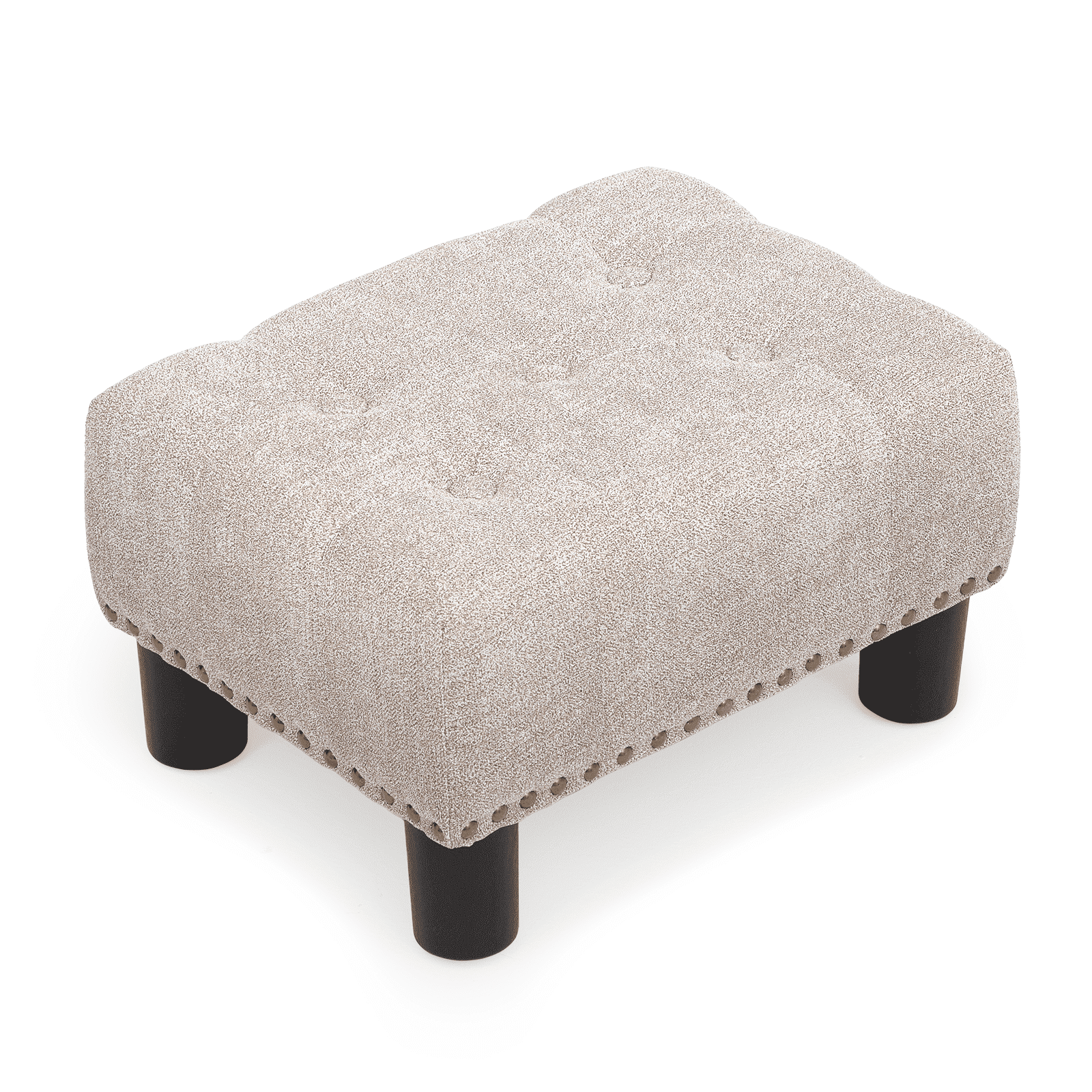 OSM Foot Stool Ottoman, Small Ottoman Foot Rest with Legs, Rectangle ...