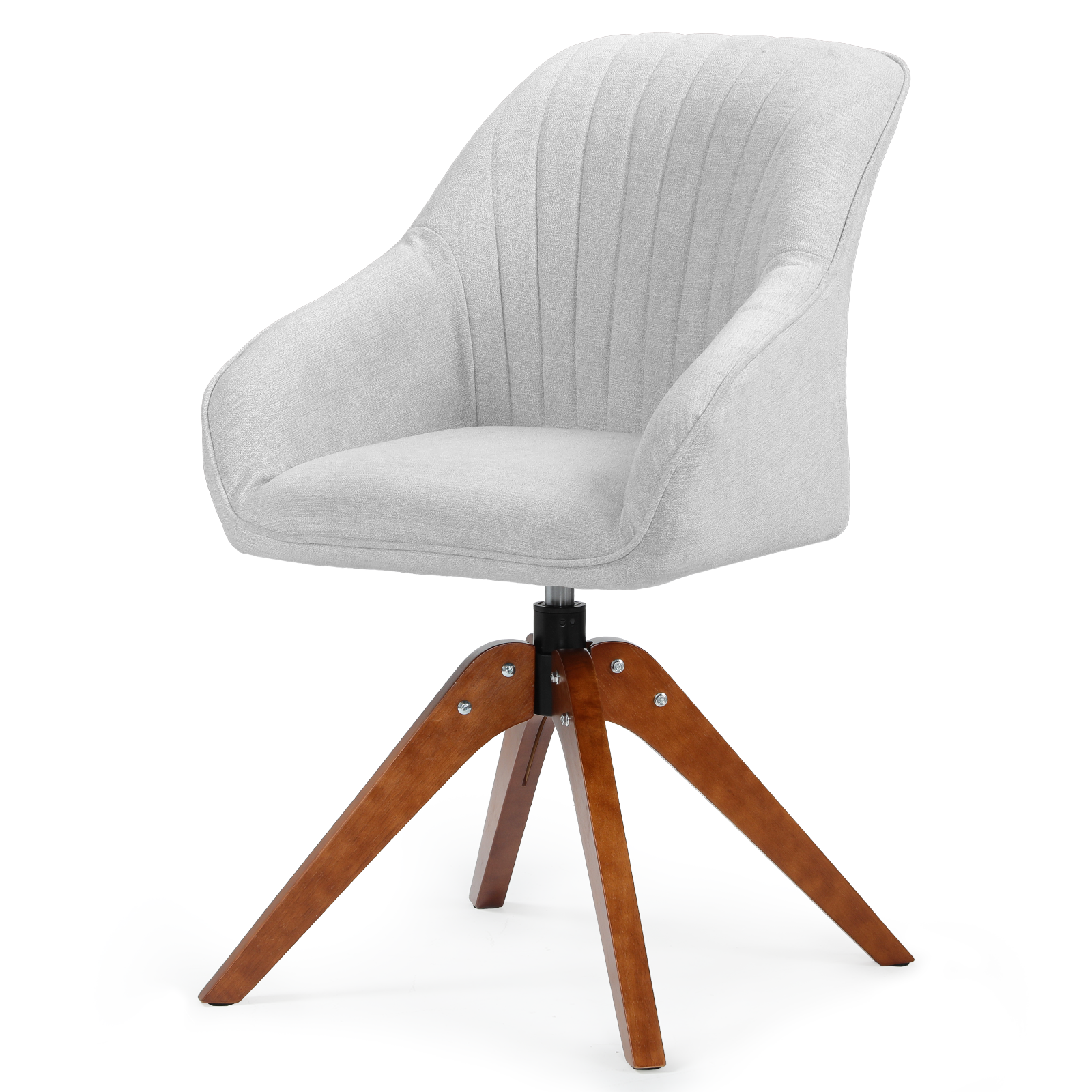OSM Mid-Century Modern Swivel Accent Chair, 360° Rotating Comfortable ...