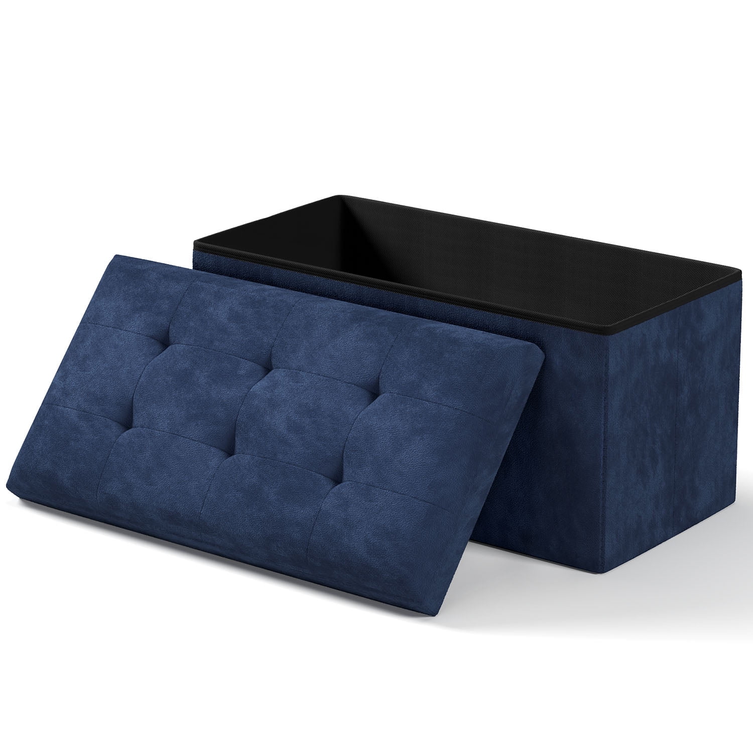 OSM Storage Ottoman Bench, Folding Ottoman Foot Rest, 15 x 30 x 15 ...