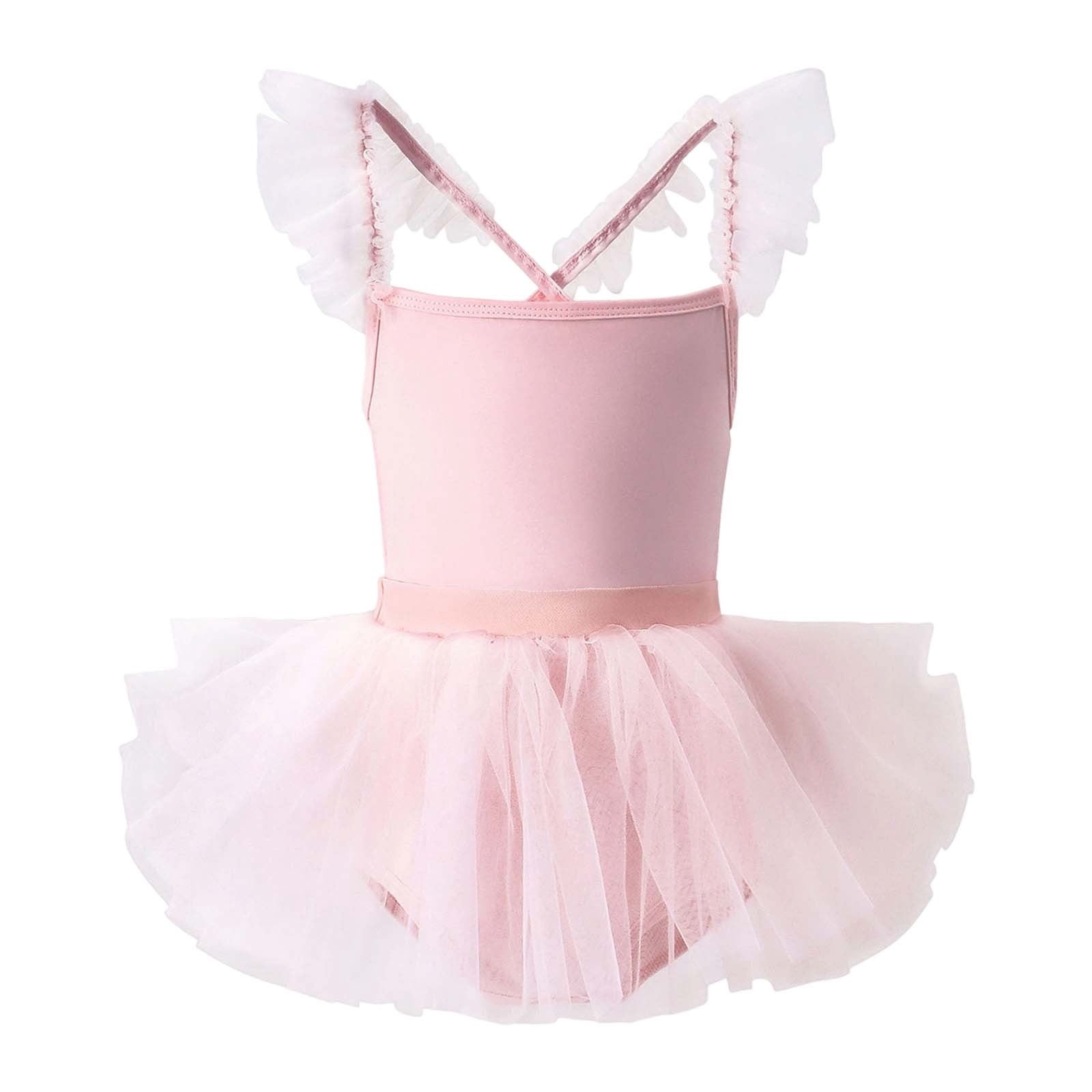 OSOLU Girls Ballet Dress 2PCS Outfits Sets Toddler Dance For ...