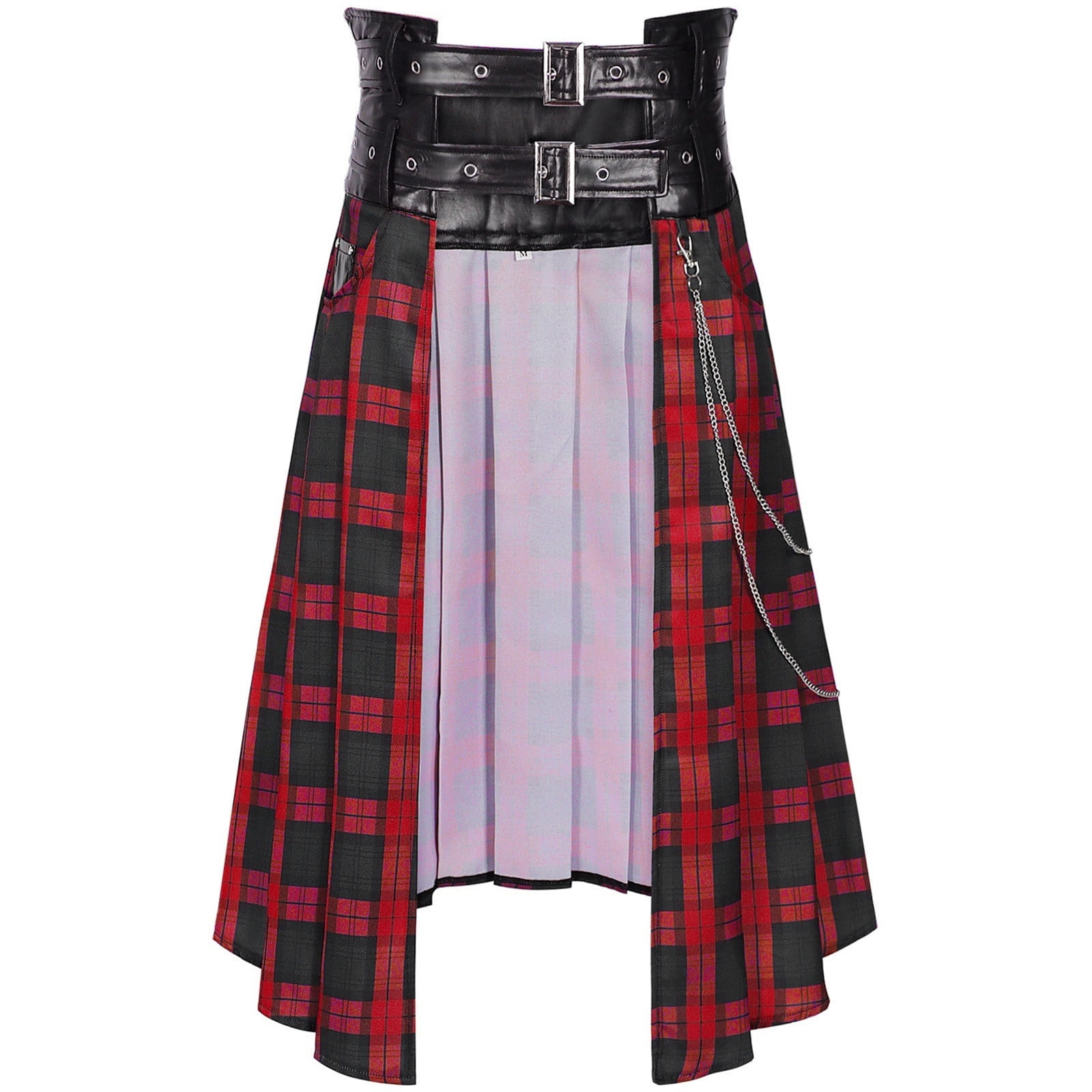 OSOLU Men's Cozy Pants Loose Fit Plaid Design Outdoor Comfortable For ...