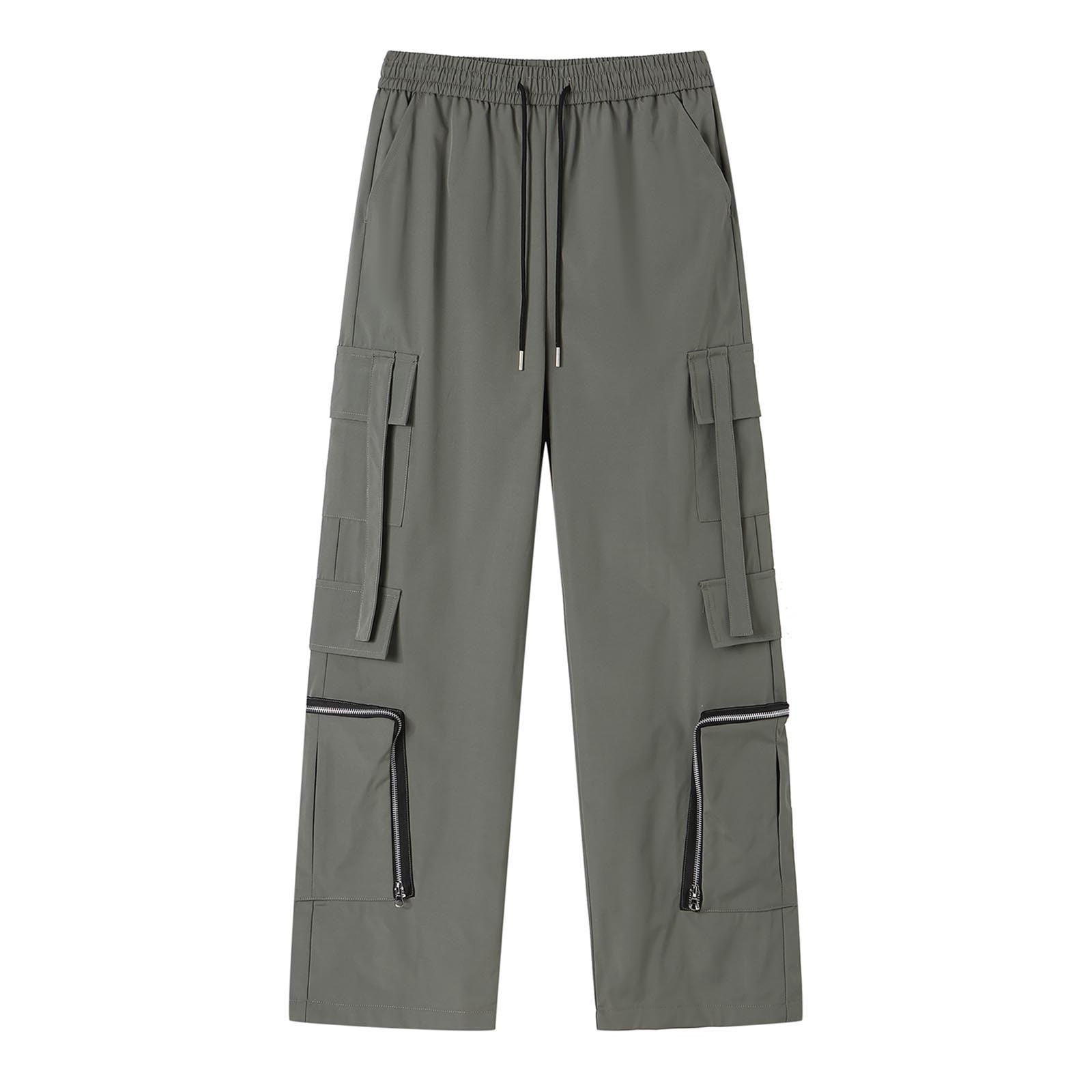 OSOLU Men's Solid Color Composite Soft Pants Are Elastic Comfortable ...