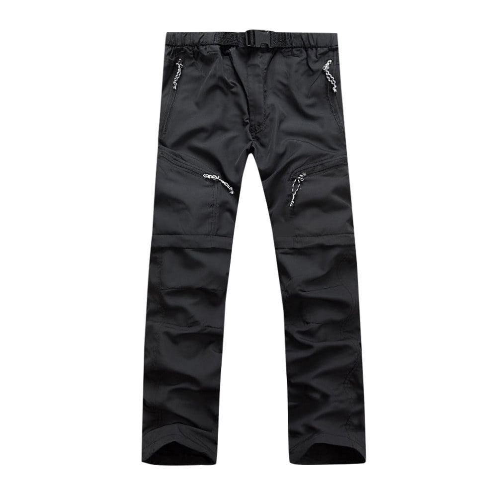 OSOLU Solid Color Men's Stretch Hiking Work Pants Water Lightweight ...