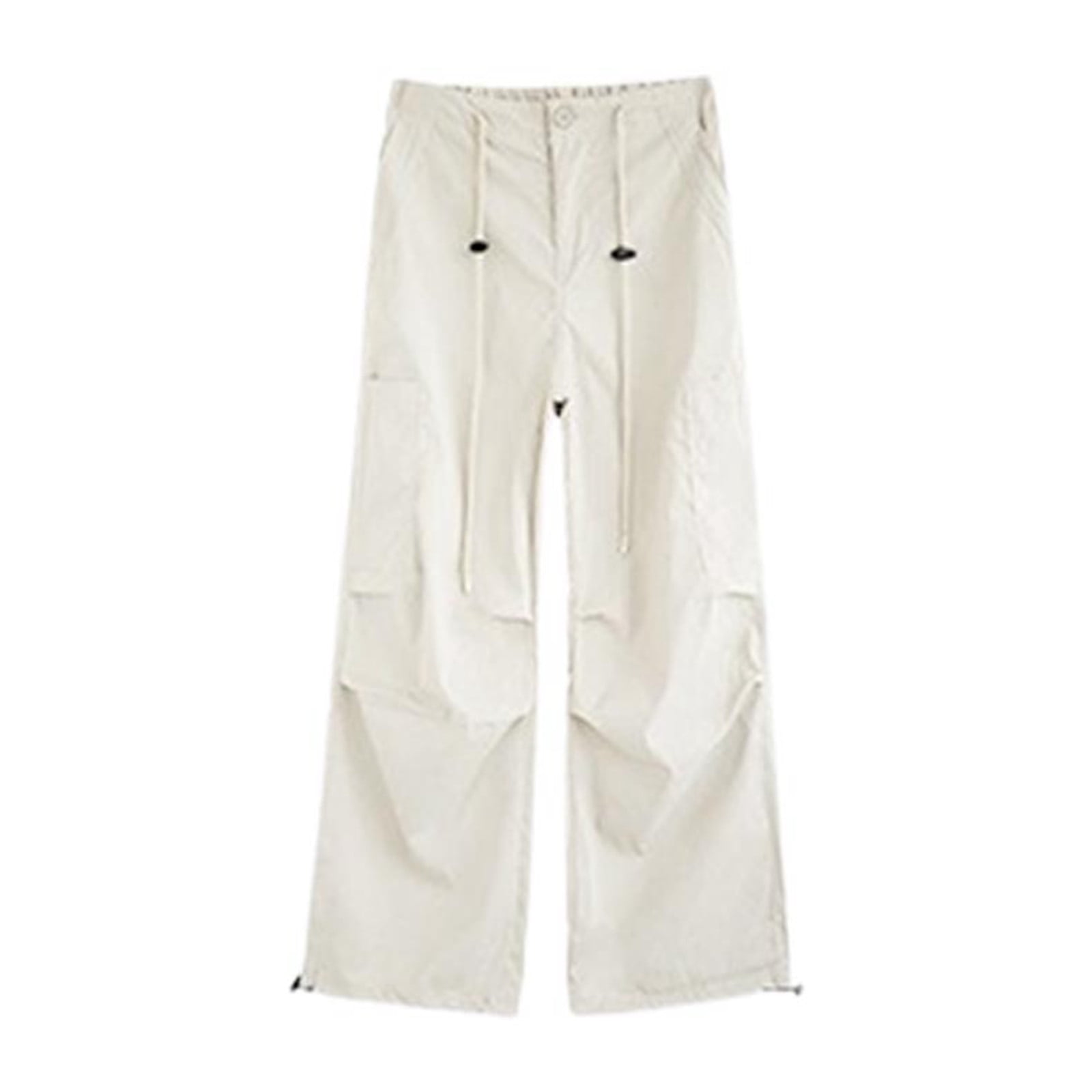 OSOLU Solid Color Overalls Women Autumn Winter Parachute Wide Leg ...